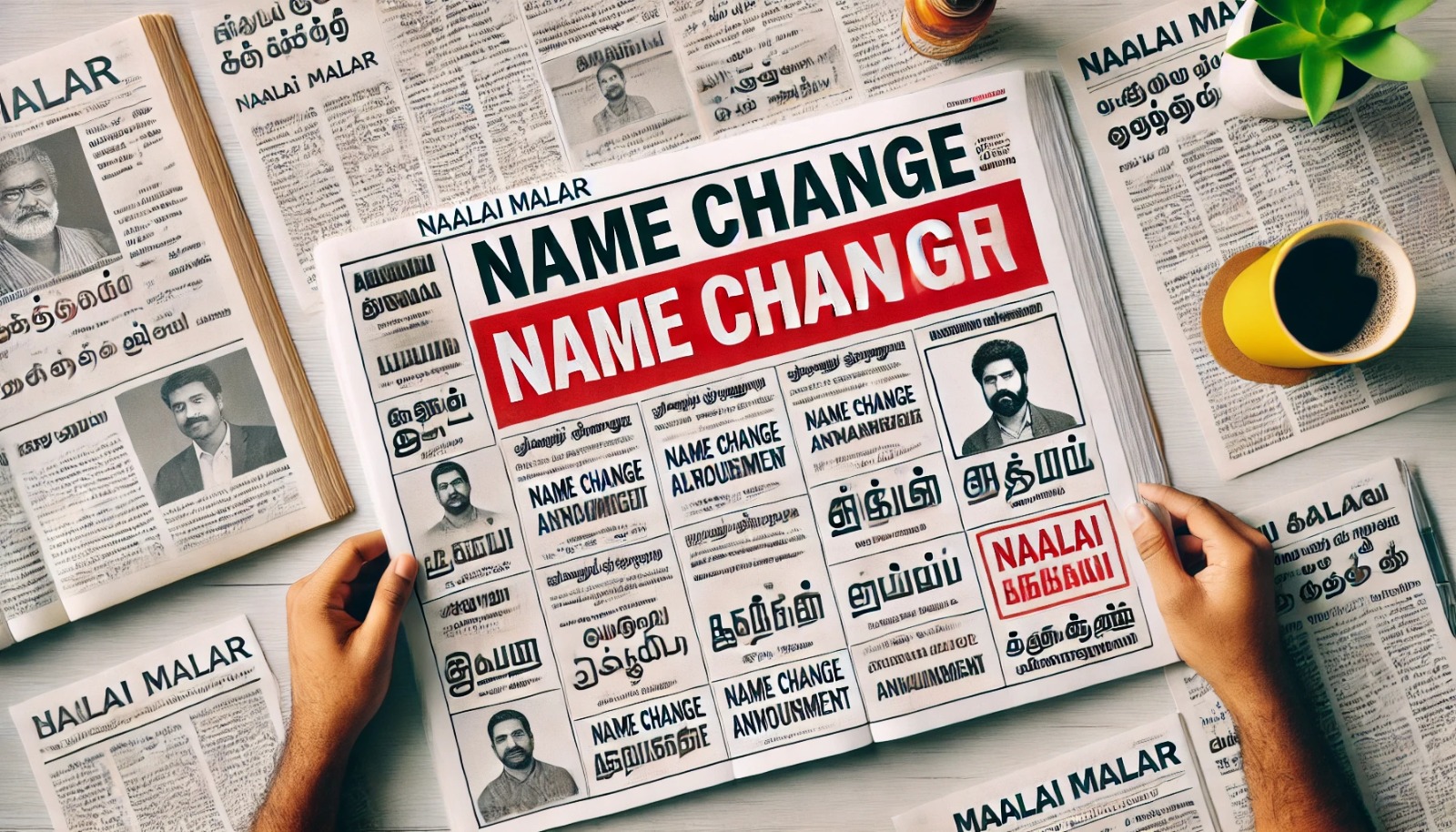 Name Change Ads in Maalai Malar Newspaper | Legal Name Change Services
