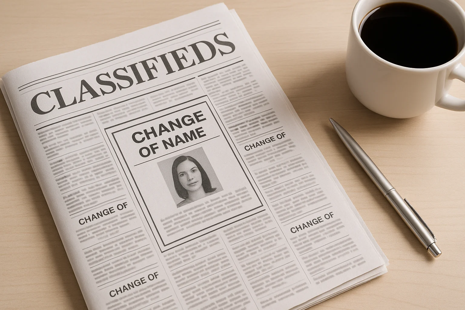 Name Change Ad in Newspaper-start@190