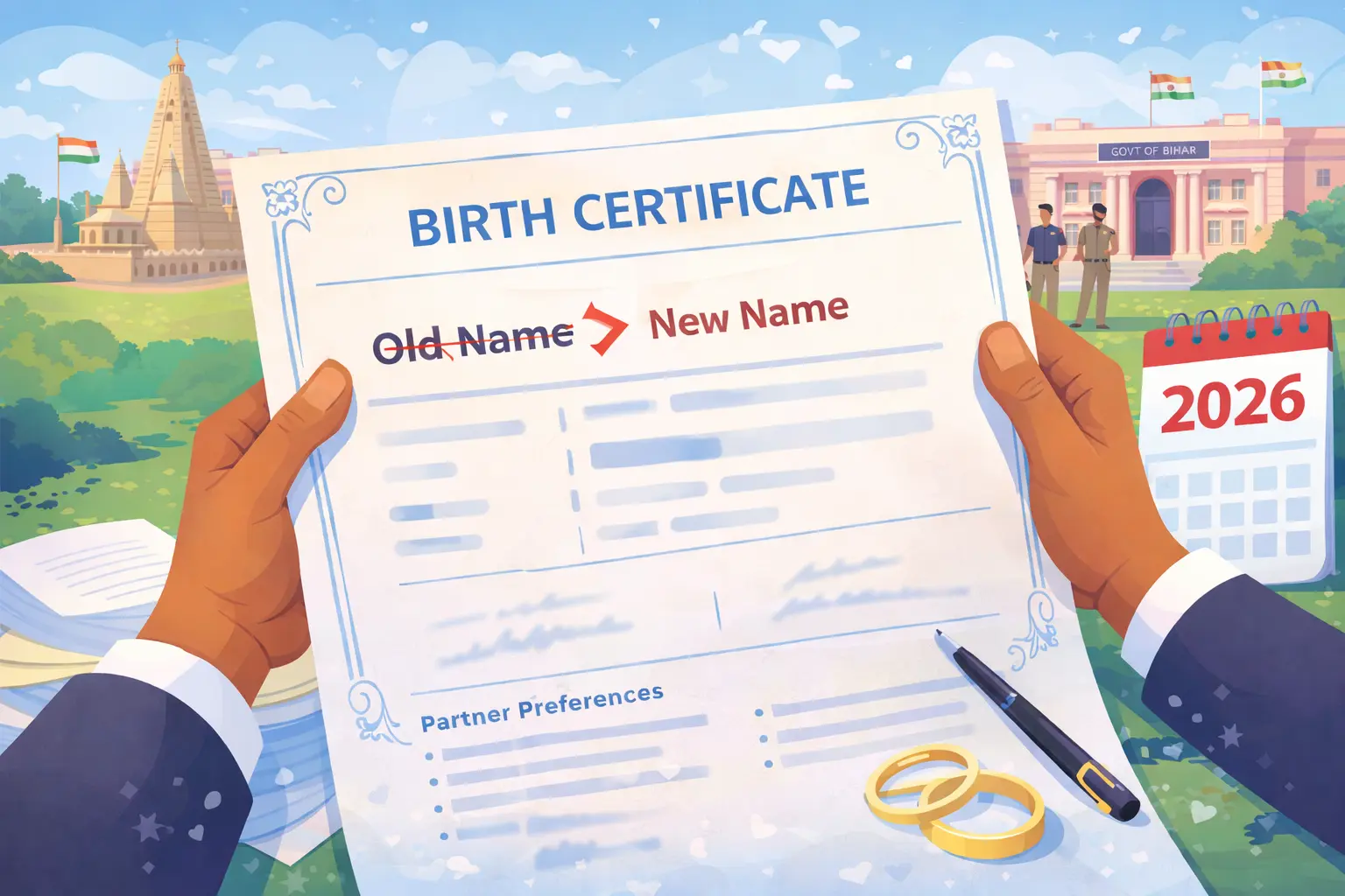 How to Change Name in Birth Certificate in Bihar 2026