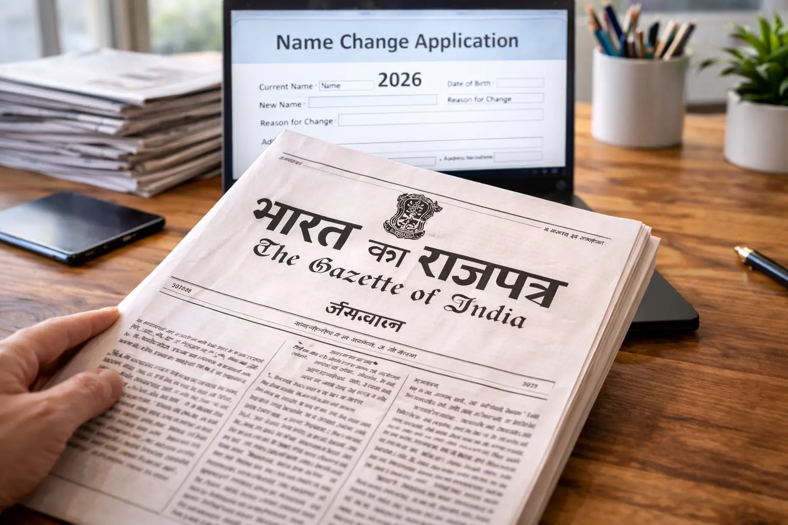 Rajpatra Kaise Banaye | Gazette Name Change Online 2026