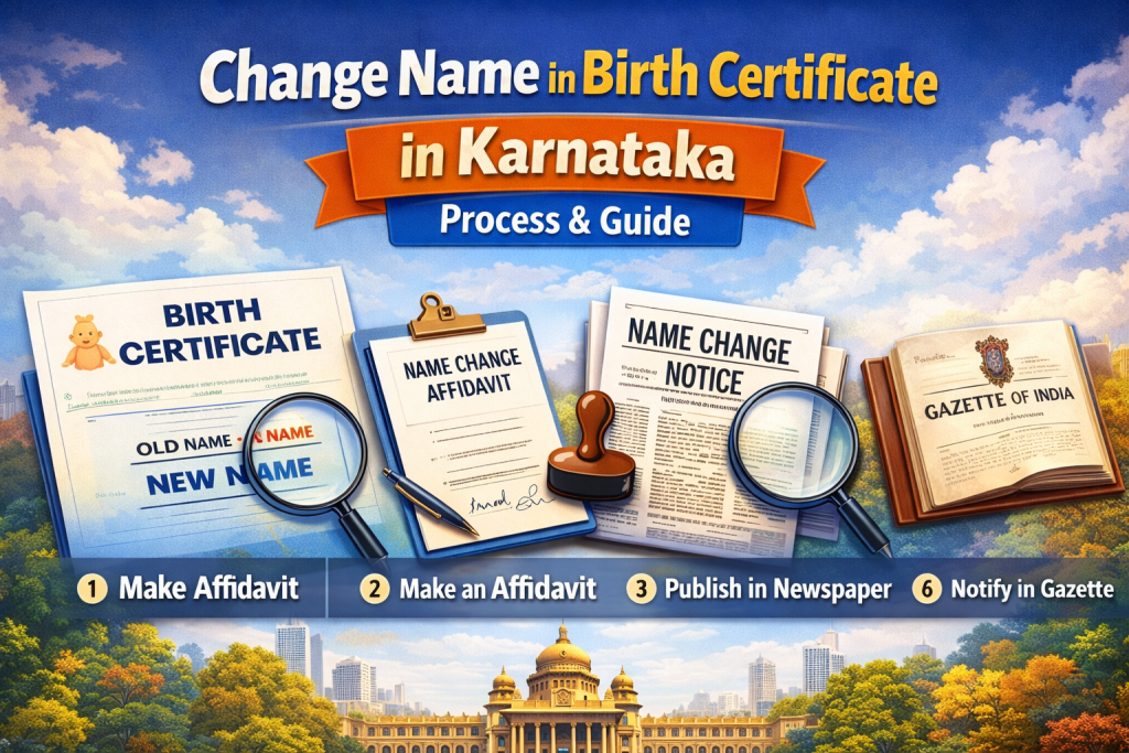 Change Name in Birth Certificate in Karnataka: Process & Guide